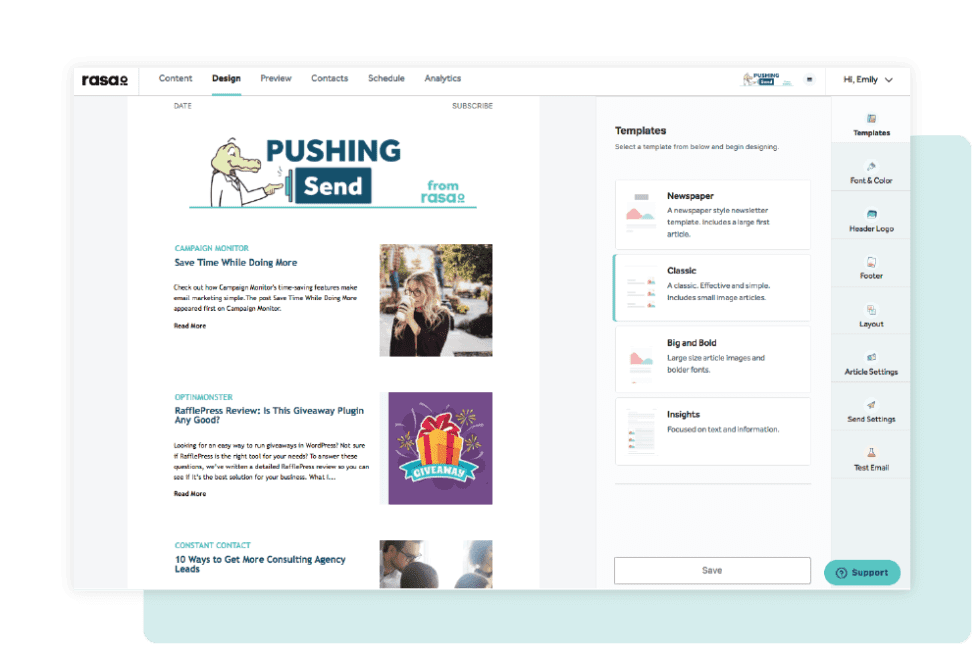 How to Choose the Right Email Newsletter Image Size | rasa.io